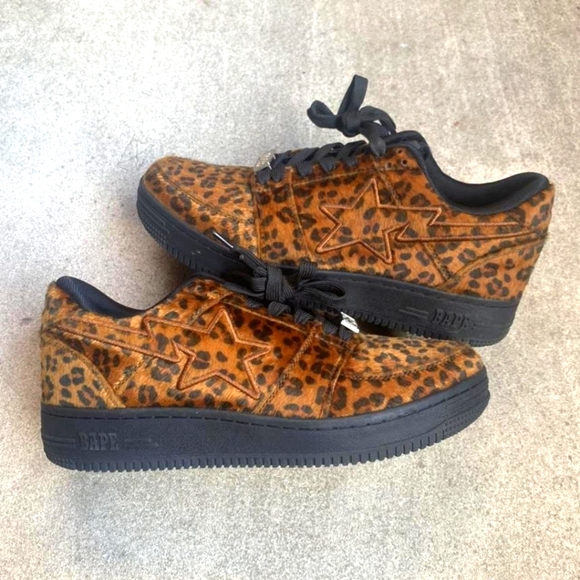 Bape | Shoes | Rare Original Bape Sta Cheetah | Poshmark
